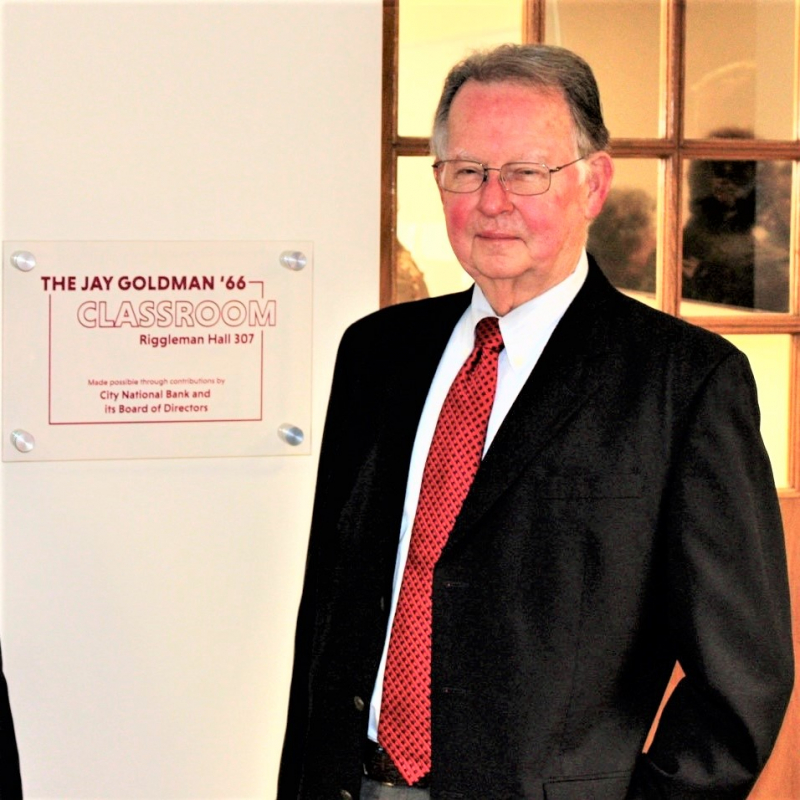 Jay Goldman, '66 and '79 - University of Charleston